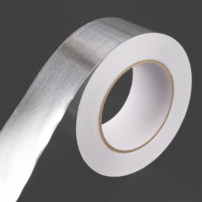 25um Aluminium Adhesive Foil 25 Microns Self Wound MPET Flexible Duct ...