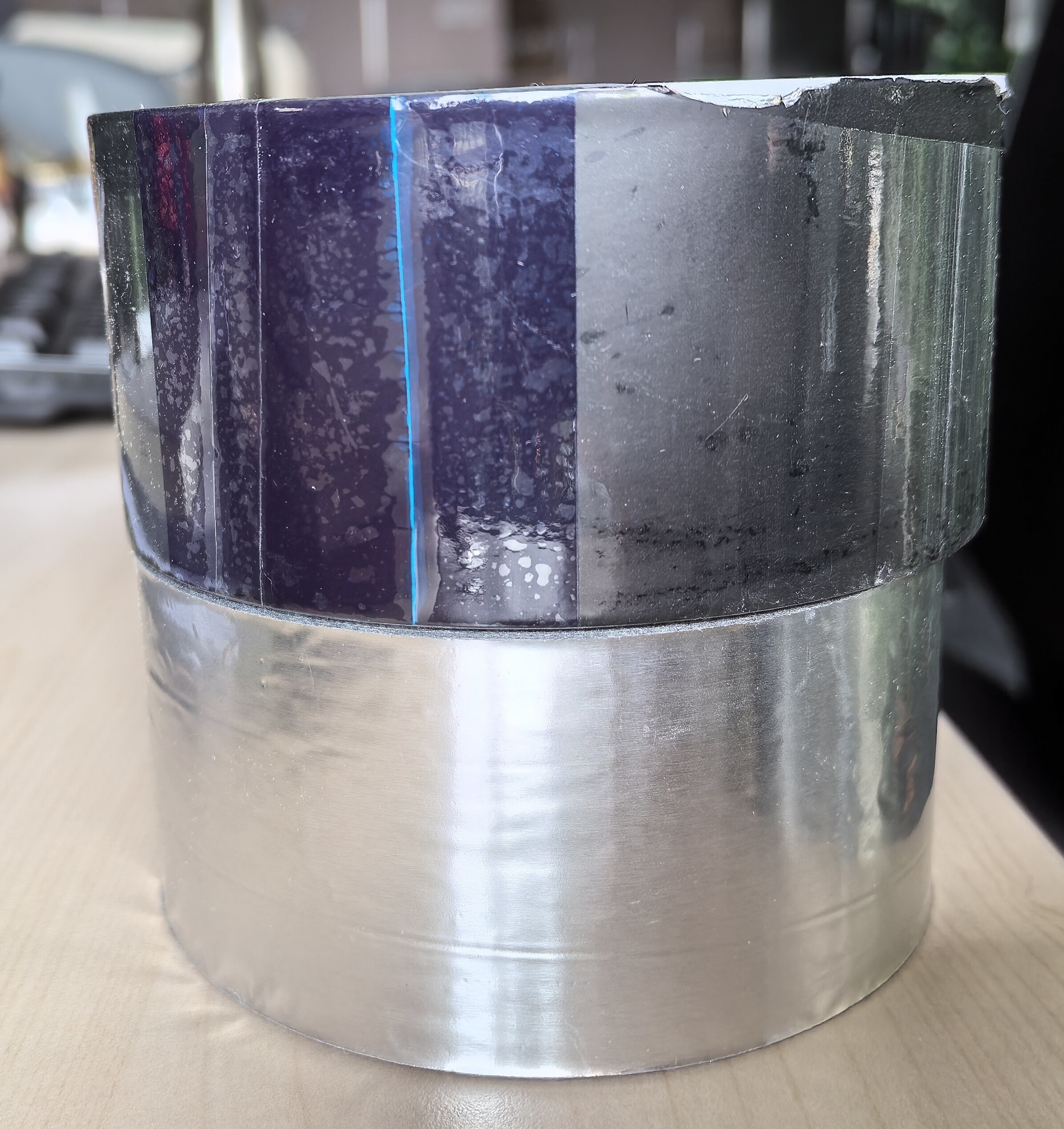 FSK Ductwork and Pipe Wrapping Black Aluminum Foil Tape with Solvent ...